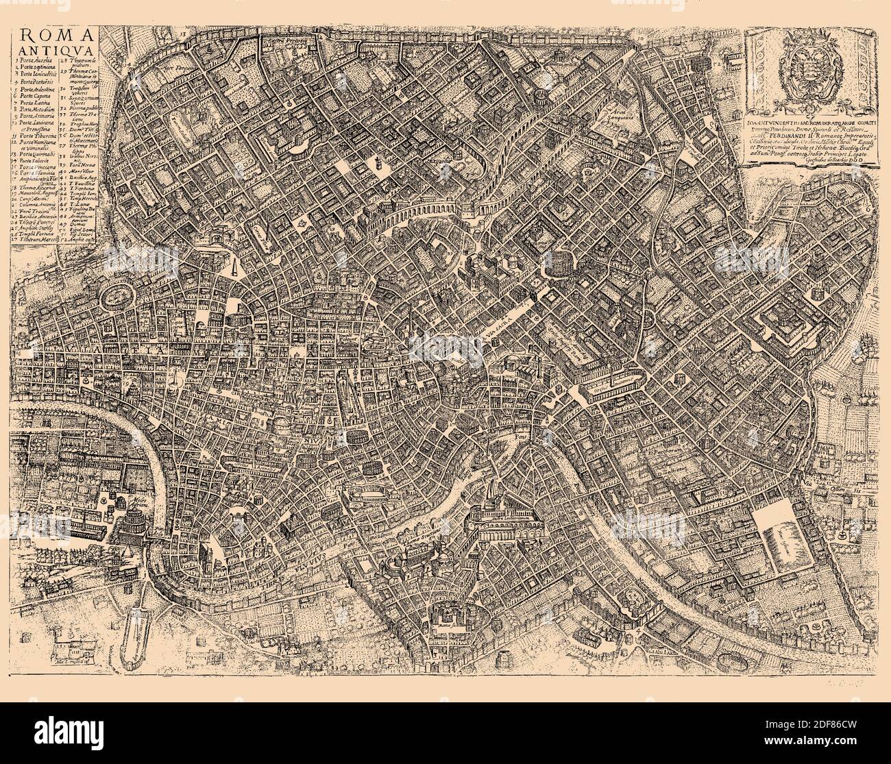 Map Of Ancient Rome High Resolution Stock Photography and Images - Alamy