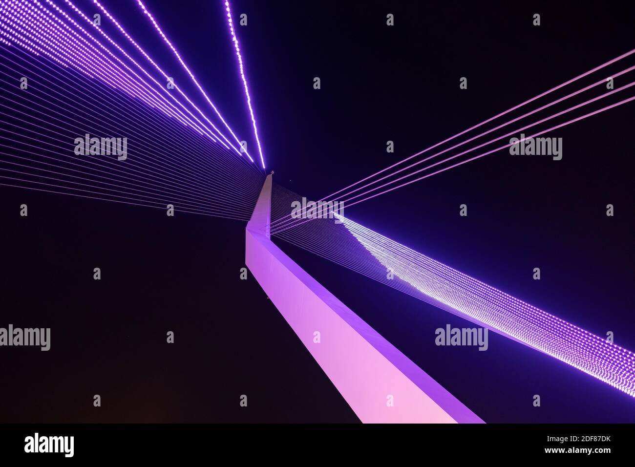 The Chords Bridge also called the Bridge of Strings or Jerusalem Light ...