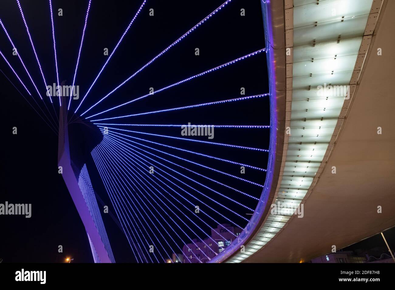 The Chords Bridge also called the Bridge of Strings or Jerusalem Light ...