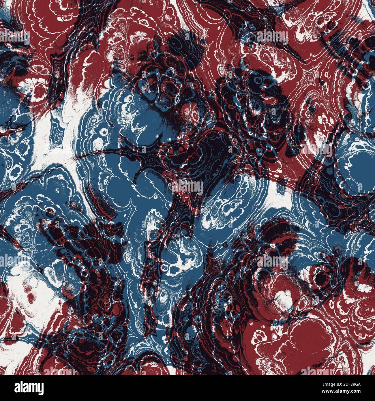 Seamless marble pattern in red blue black white Stock Photo - Alamy