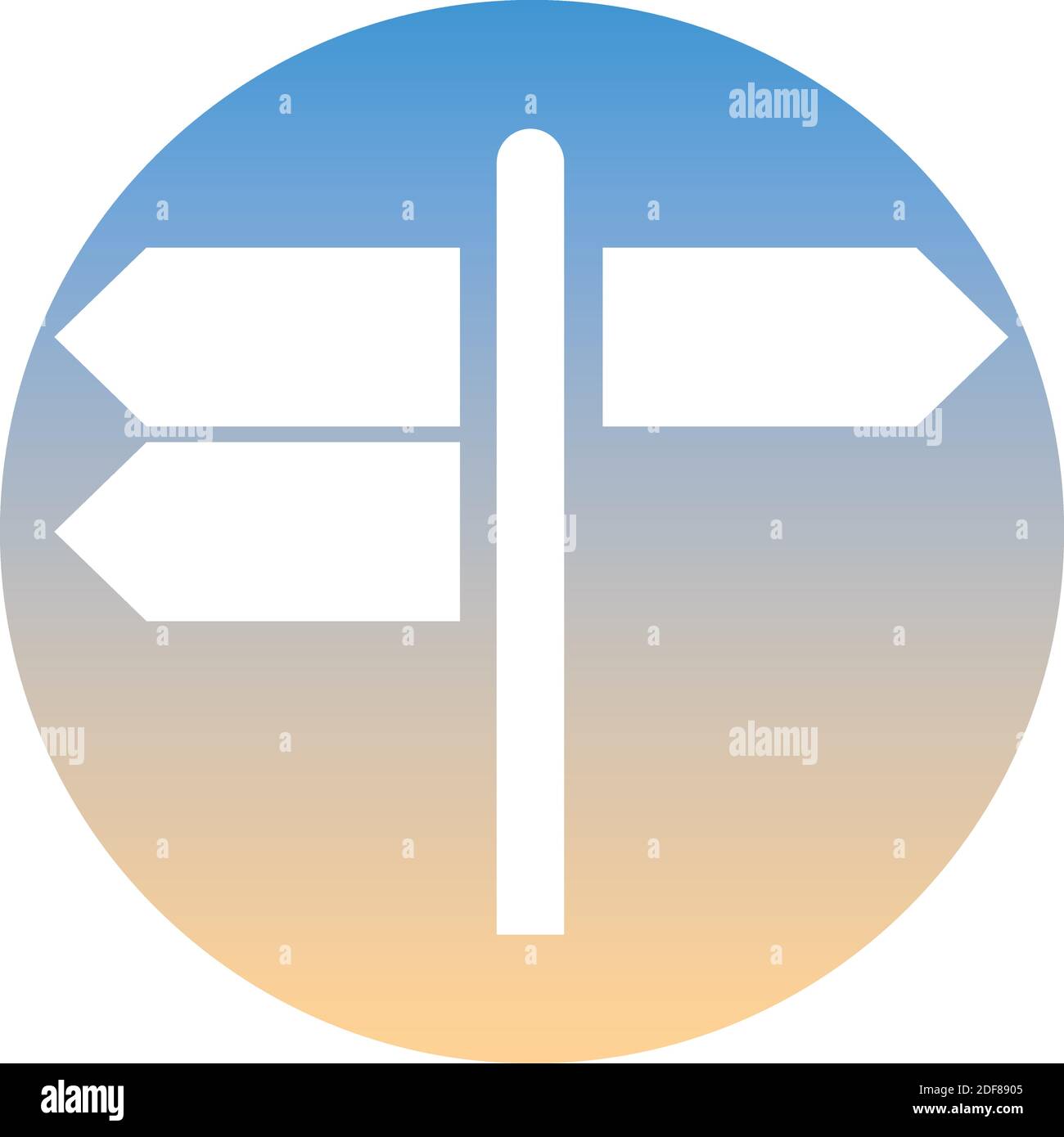 Poster sign route map Cut Out Stock Images & Pictures - Alamy