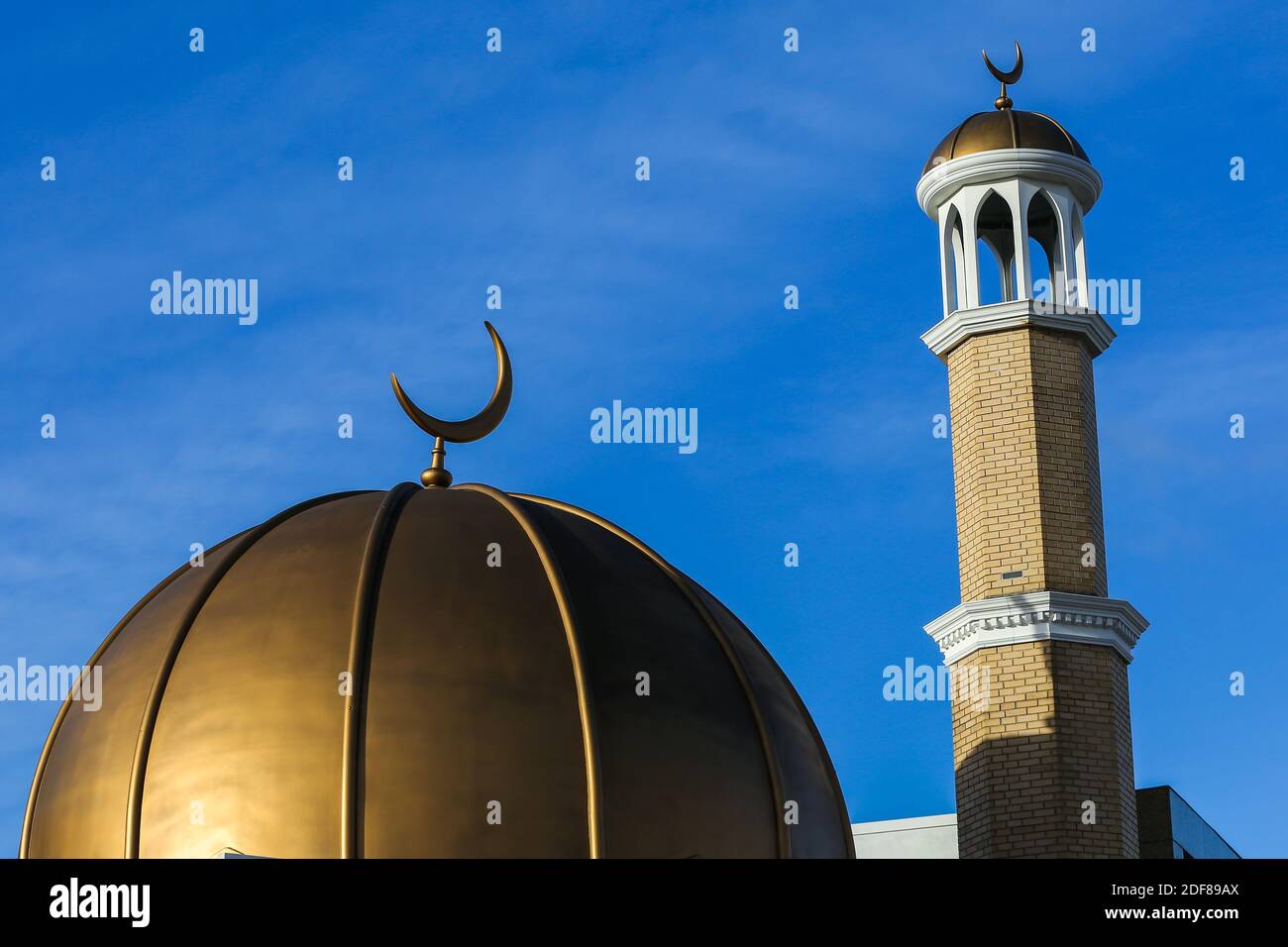 An exterior view of London Islamic Cultural Society and Mosque also ...