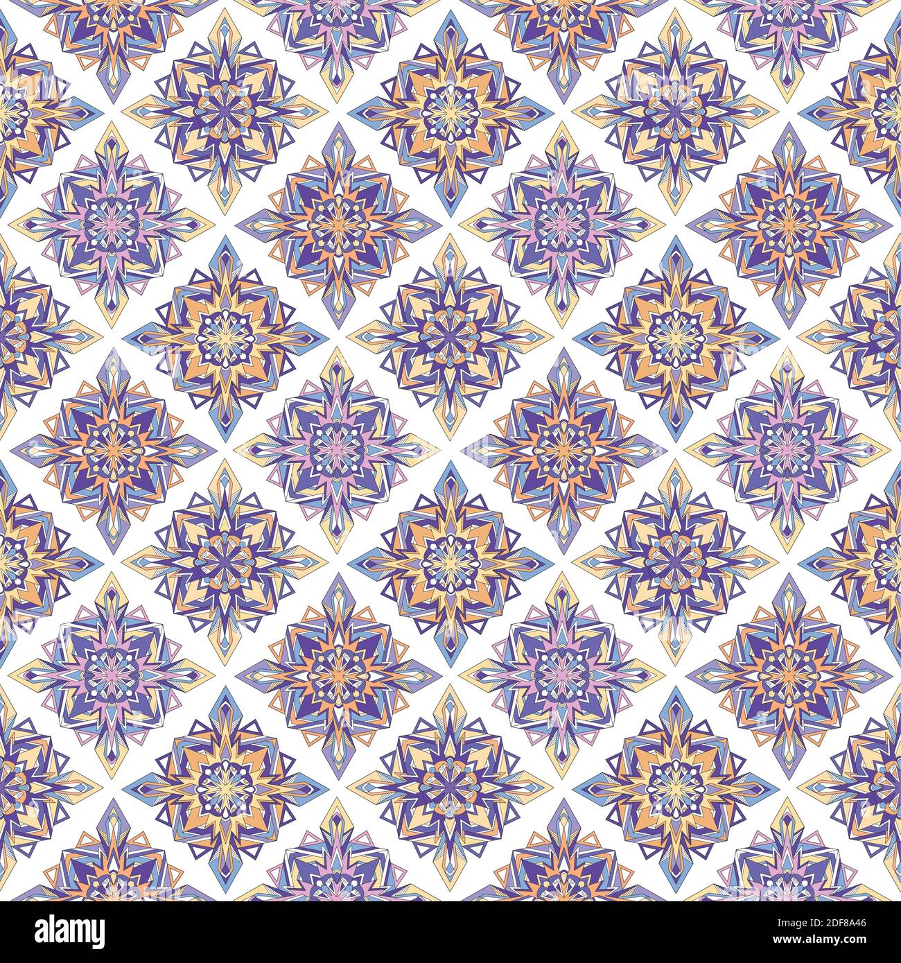 Ethnic boho seamless pattern. Ethno ornament. Tribal art repeating ...