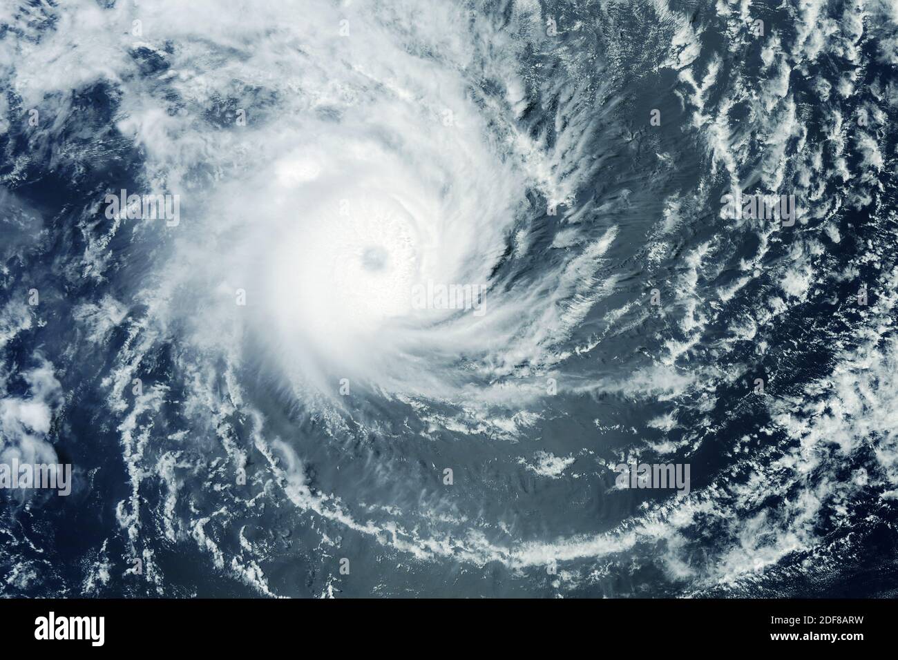 Cyclone from space. Elements of this image were furnished by NASA Stock ...