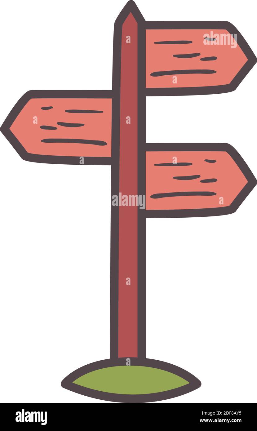 Road sign design, Street message way information direction theme Vector ...