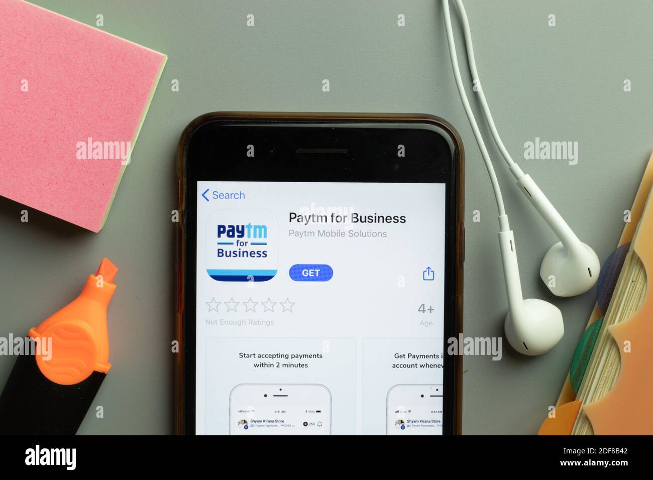 New York, USA - 1 December 2020: Paytm for Business mobile app icon on ...