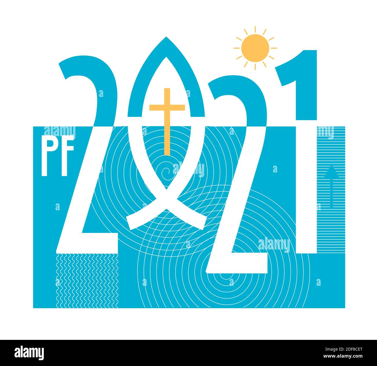 Jesus on cross christmas background Stock Vector Images - Alamy