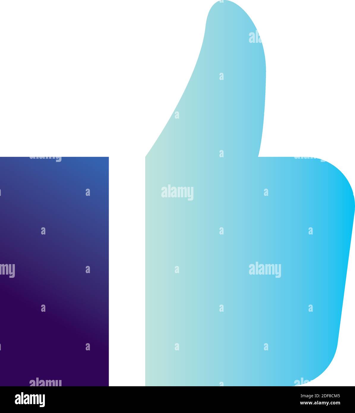 Thumb up design, Social media multimedia and communication theme Vector ...