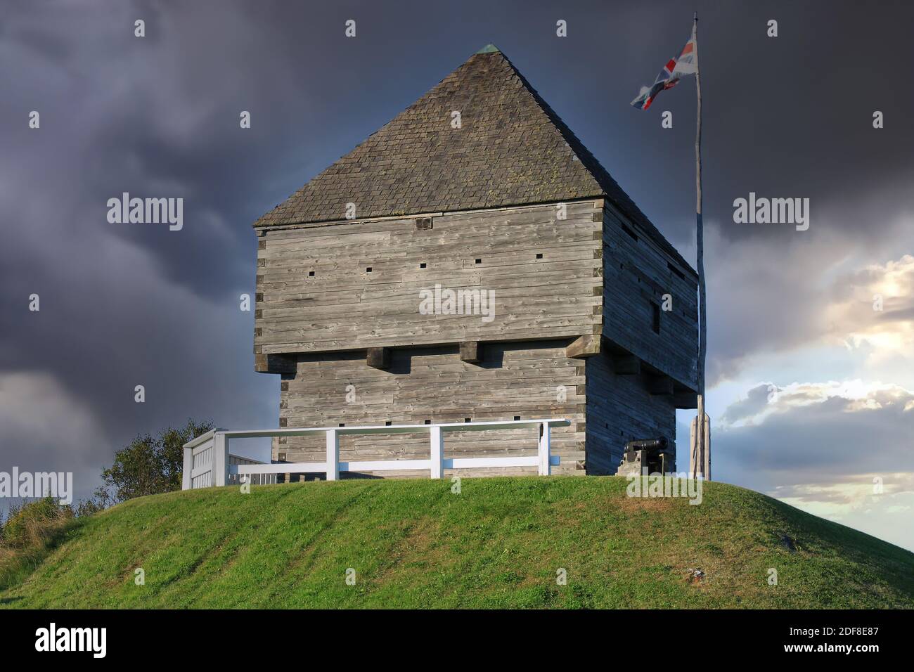 Forth Howe, the site of an 18th and 19th century British Army ...