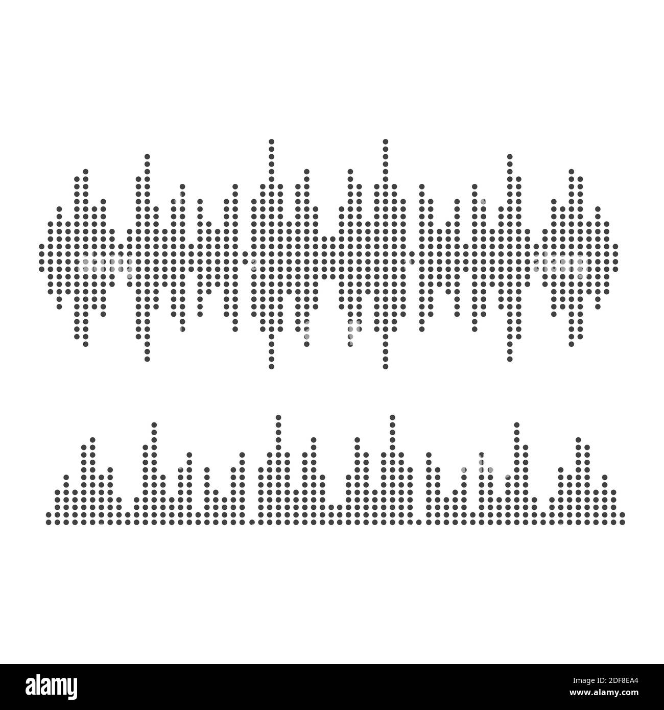Sound waves vector illustration design template Stock Vector Image ...