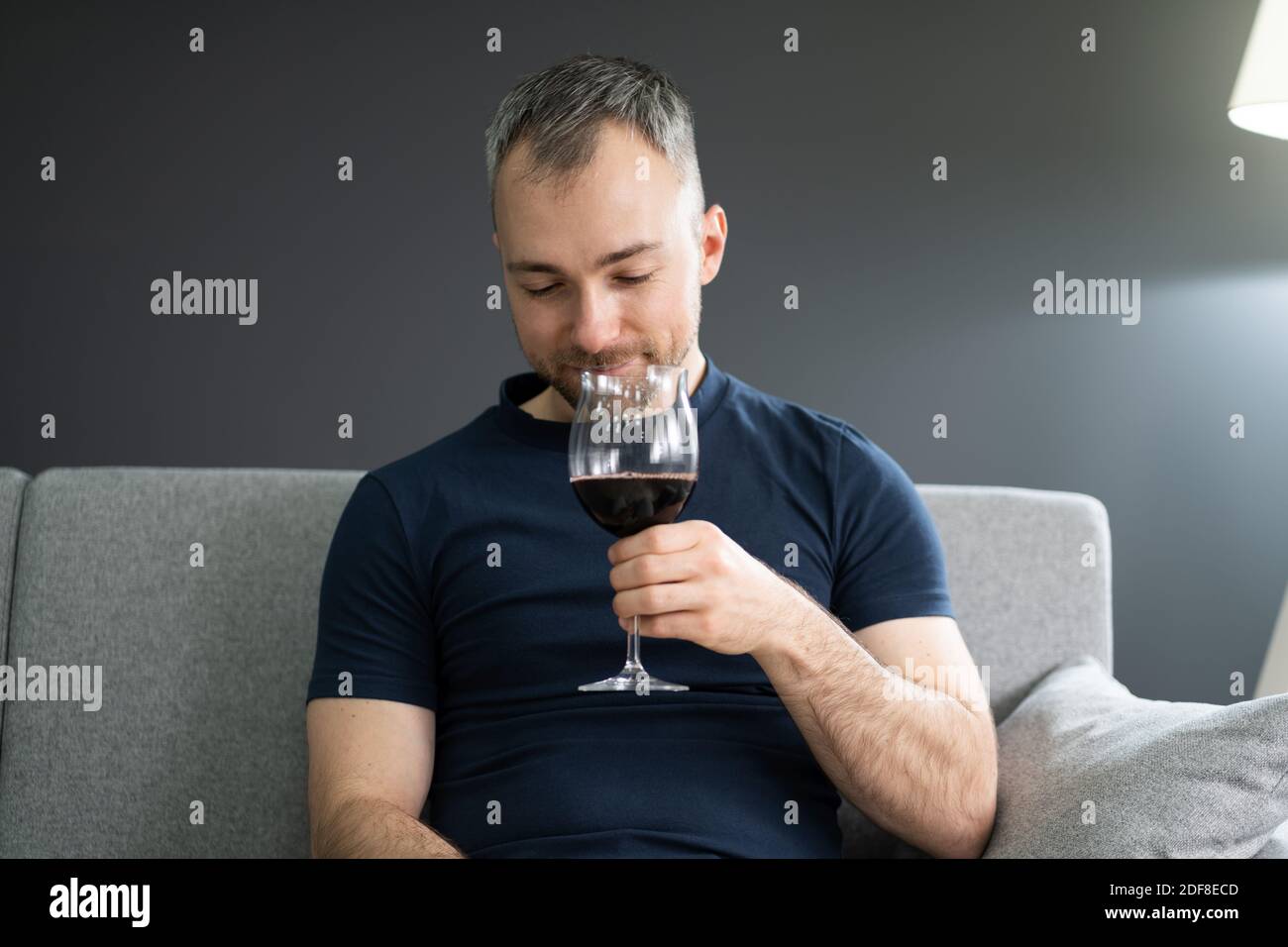 Online Video Conference Fun Party At Home Stock Photo - Alamy