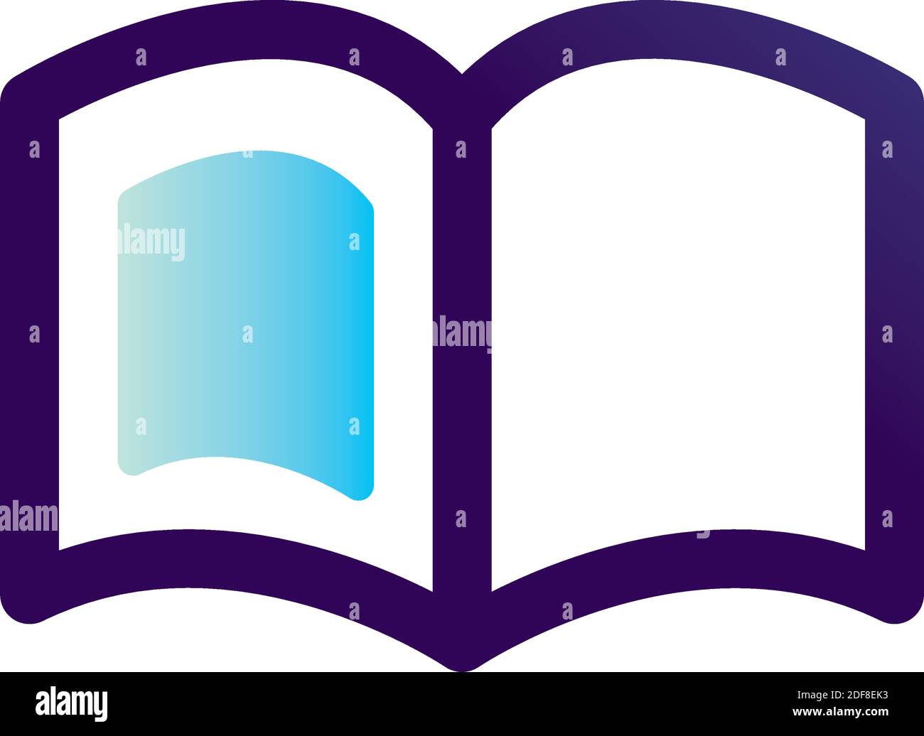 open book design, Education literature and read theme Vector ...