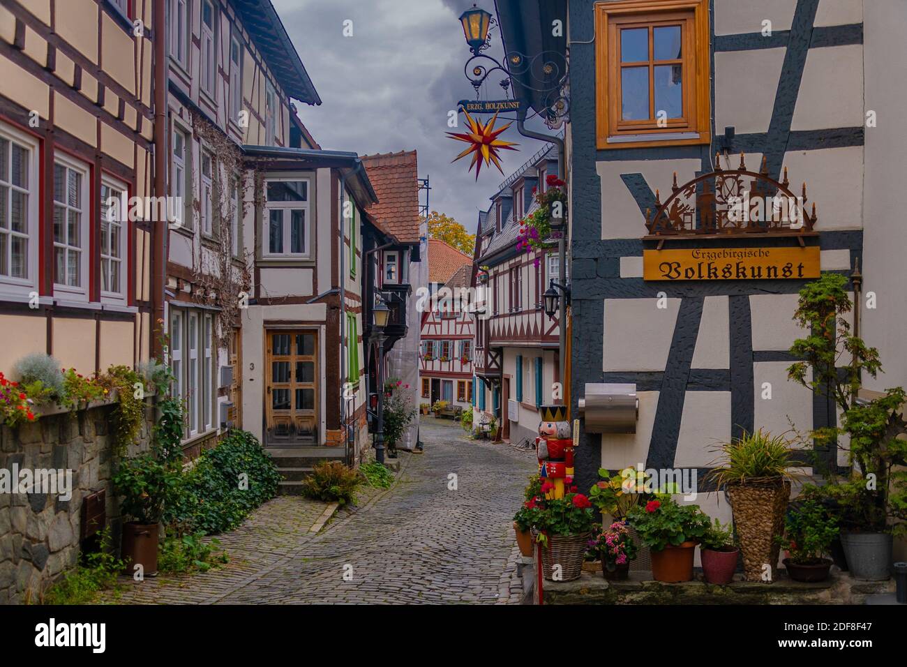 beautiful city Kronberg im Taunus near Frankfurt am Main in Germany ...