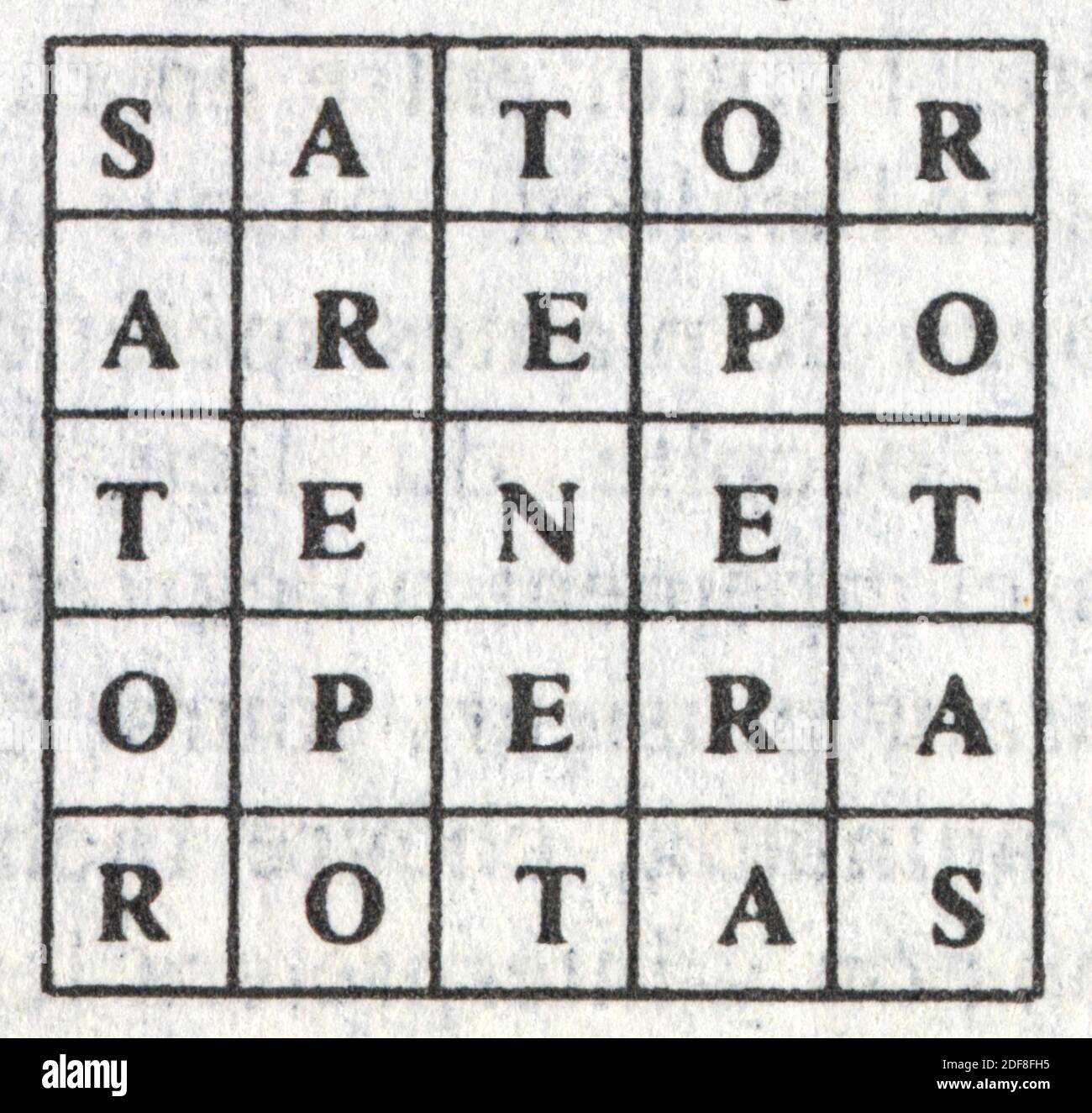 Sator Arepo High Resolution Stock Photography And Images Alamy