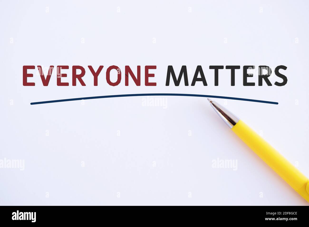 Word writing text Everyone Matters. Business concept for all the ...