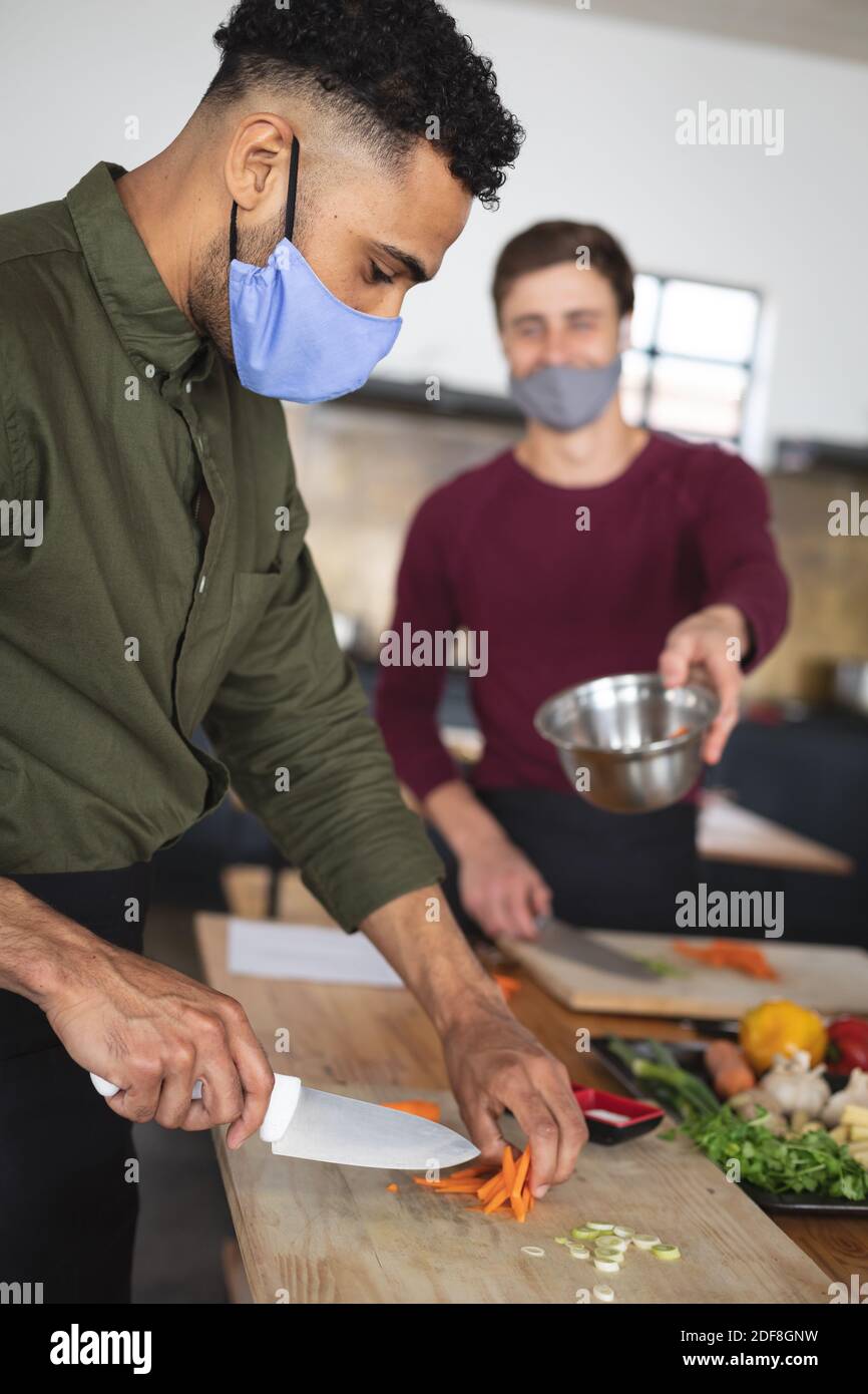 Male chef wearing protective hi-res stock photography and images - Alamy