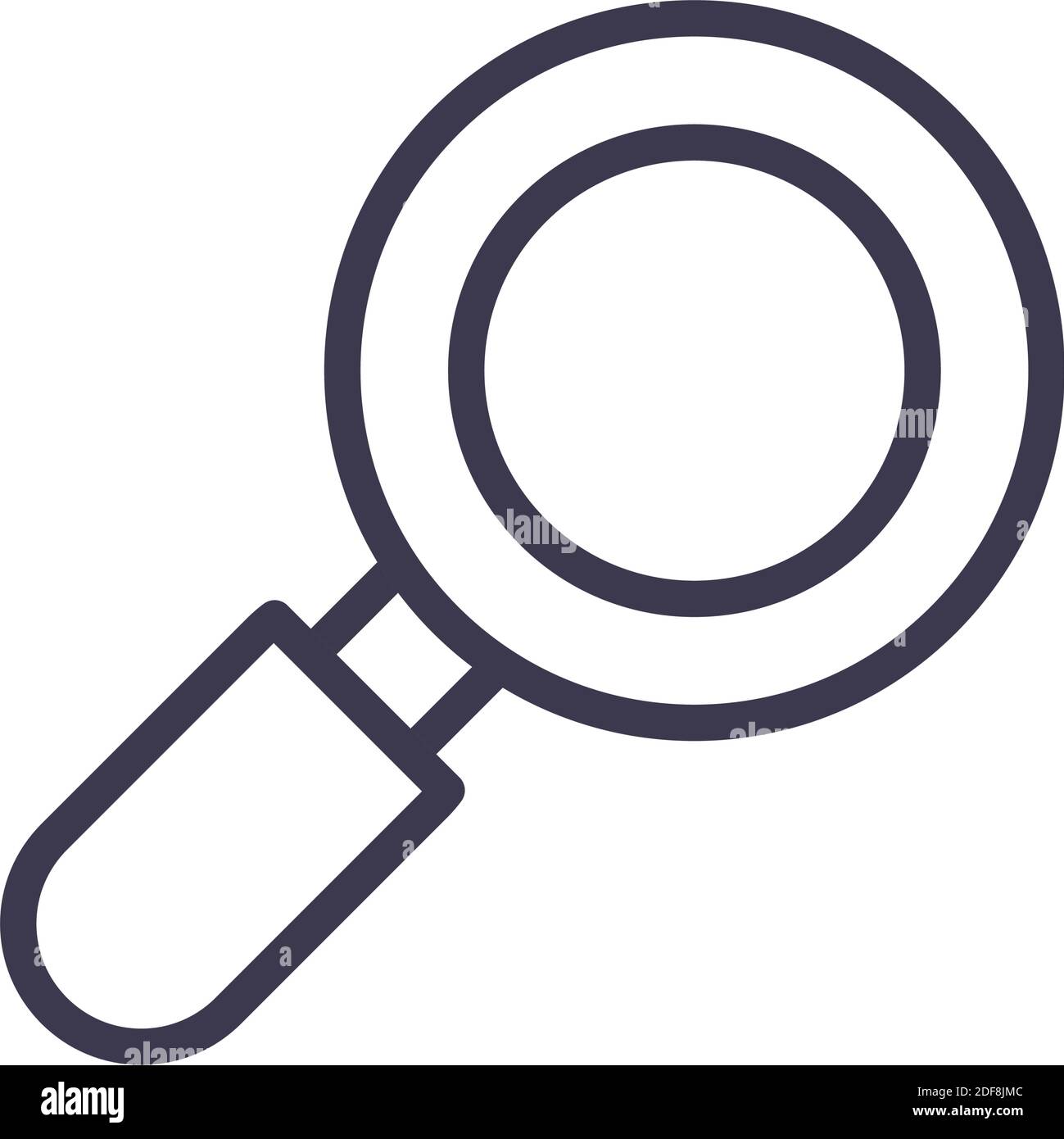 Lupe icon image hi-res stock photography and images - Alamy