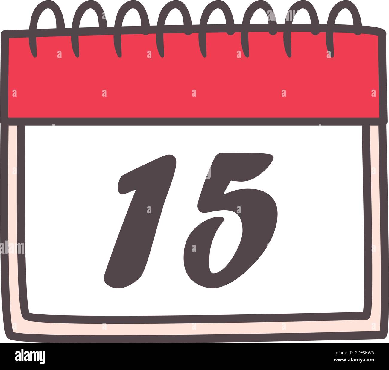 Calendar 15 day design, Planner time event moth date and day theme ...