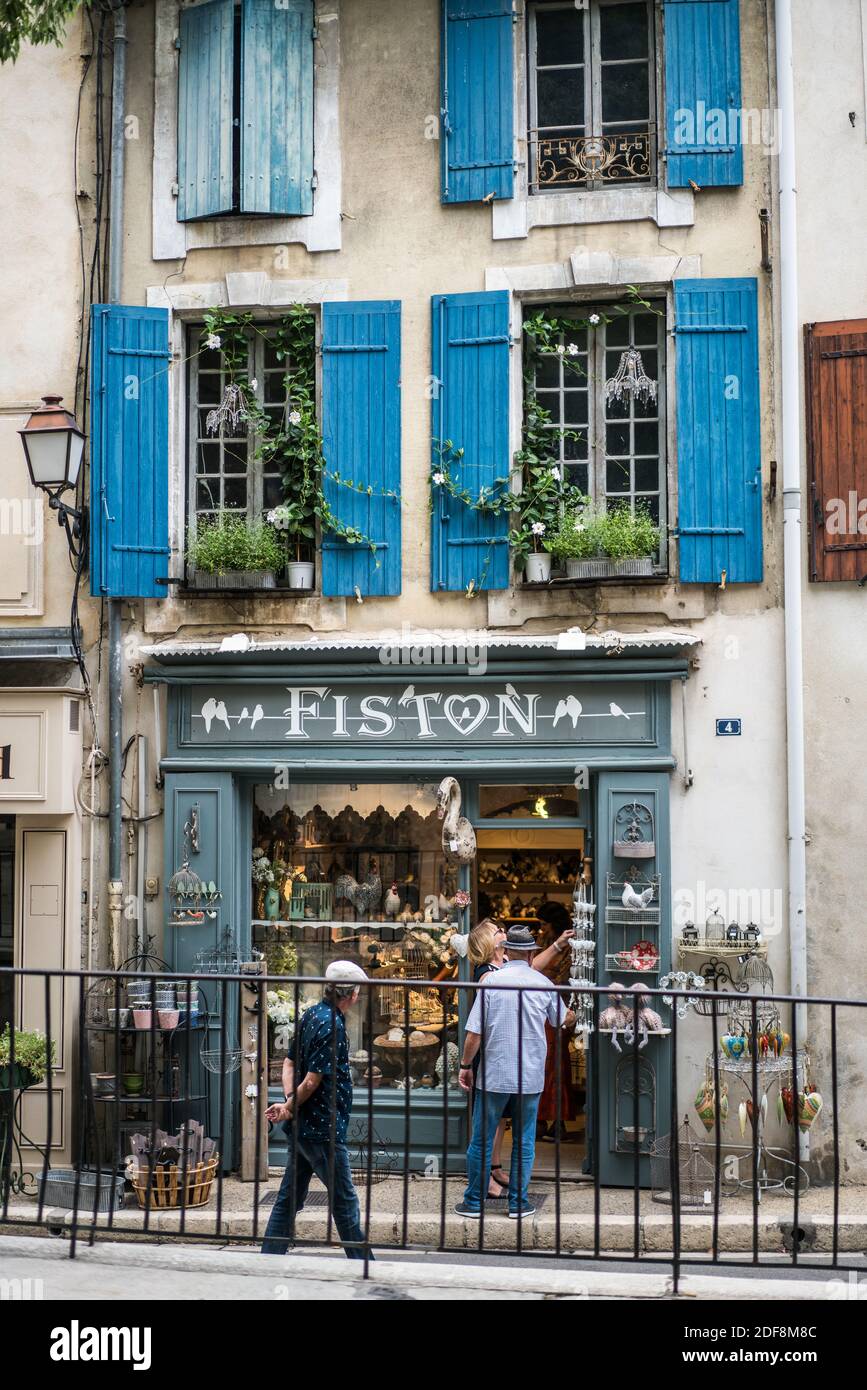 Street of the Saint-Rémy-de-Provence, France, Europe Stock Photo - Alamy
