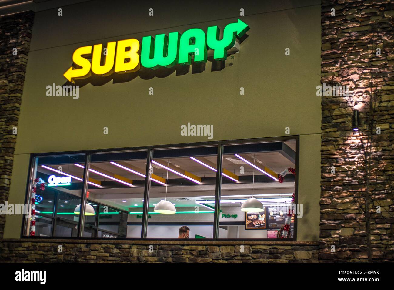 Subway Restaurant Sign Usa High Resolution Stock Photography and Images ...