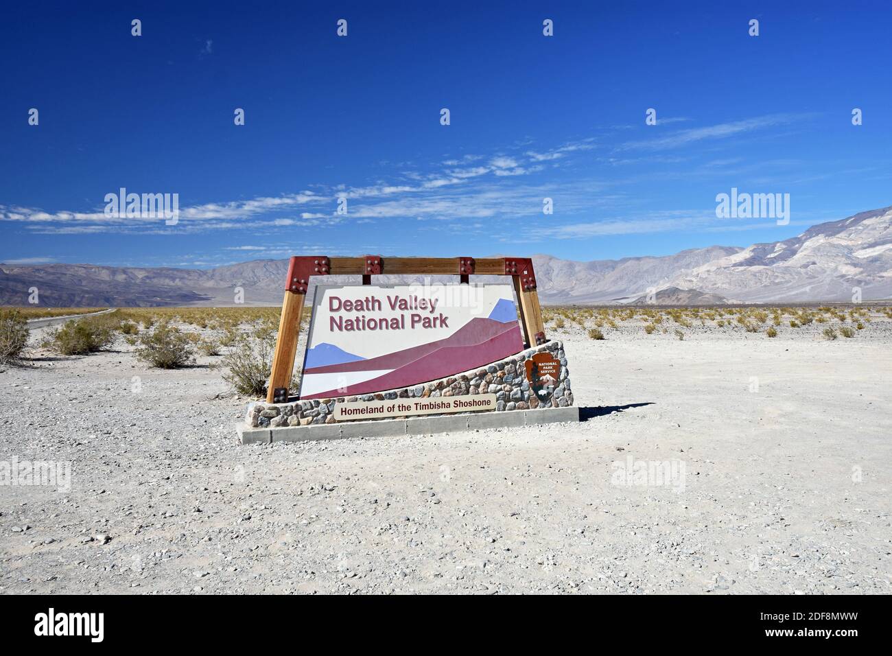 Death valley road sign hi-res stock photography and images - Alamy