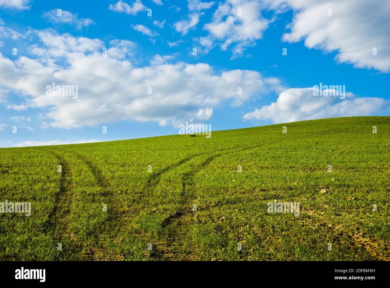 Two tracks hi-res stock photography and images - Alamy