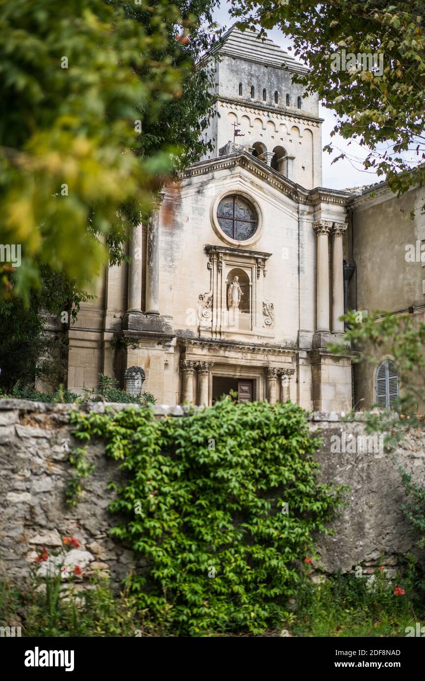 Exterior of the Monastery of Saint-Paul de Mausole, Saint-Rémy-de ...