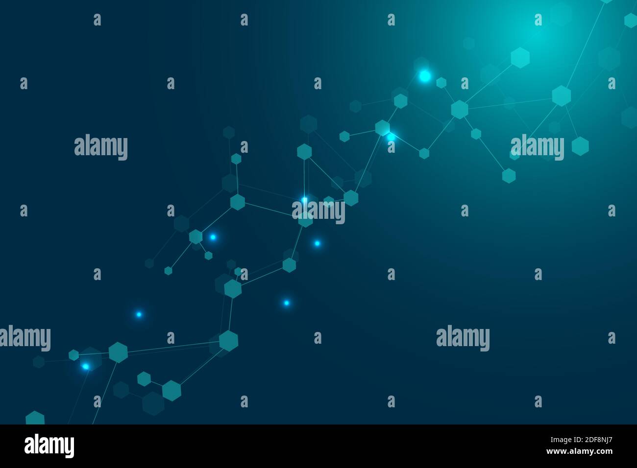 Big Data Visualization Background. Modern futuristic virtual abstract ...