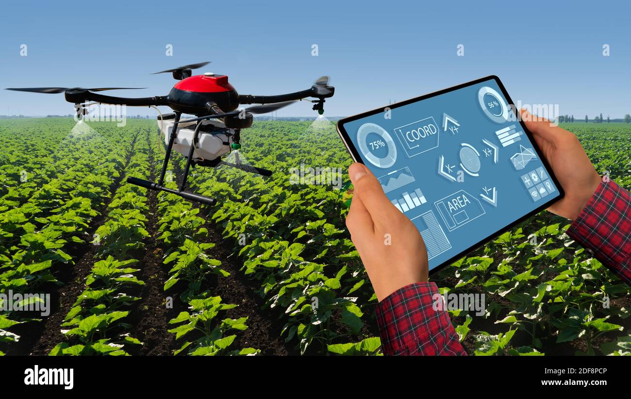 Precision agriculture drone hi-res stock photography and images - Alamy