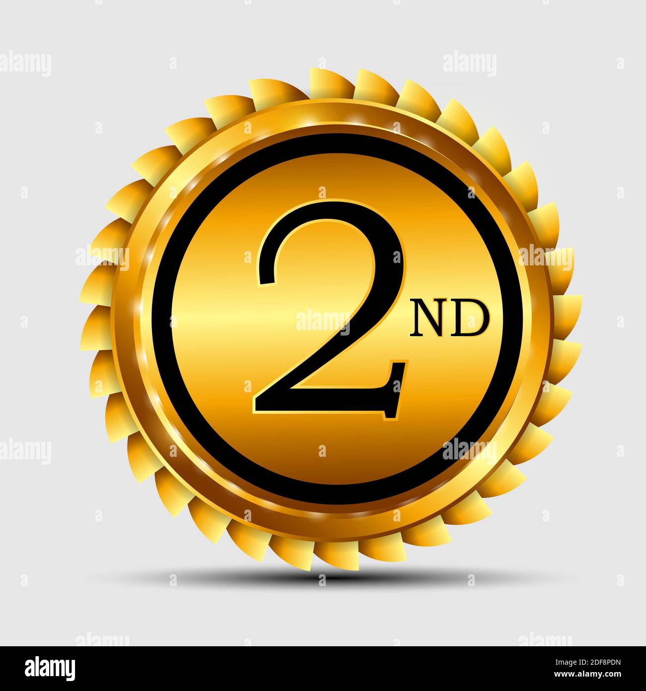 Illustration of Gold Label. EPS 10 Stock Photo - Alamy