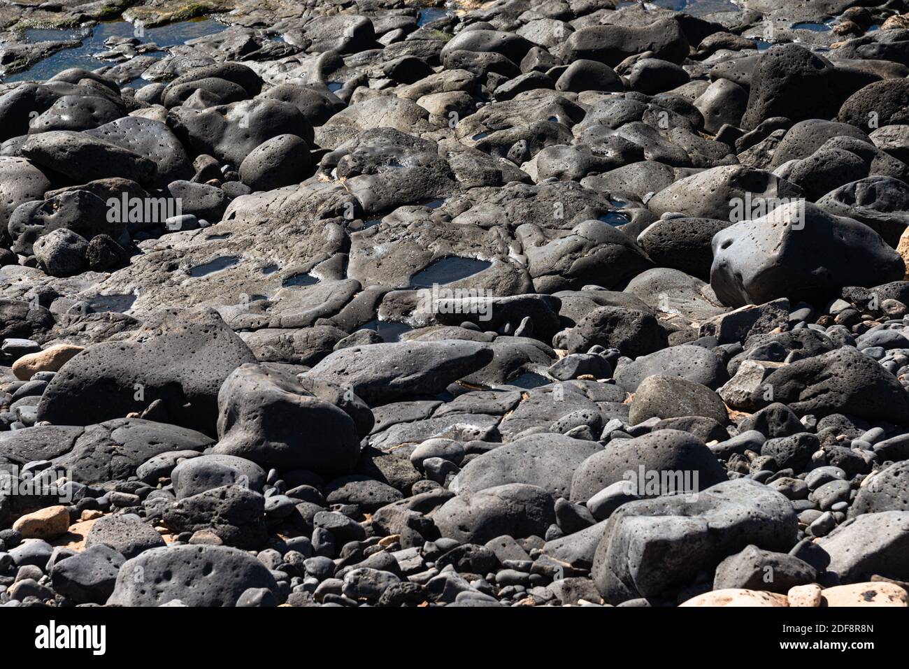 Volcanic rocks structure smooth lava stone background texture Stock ...