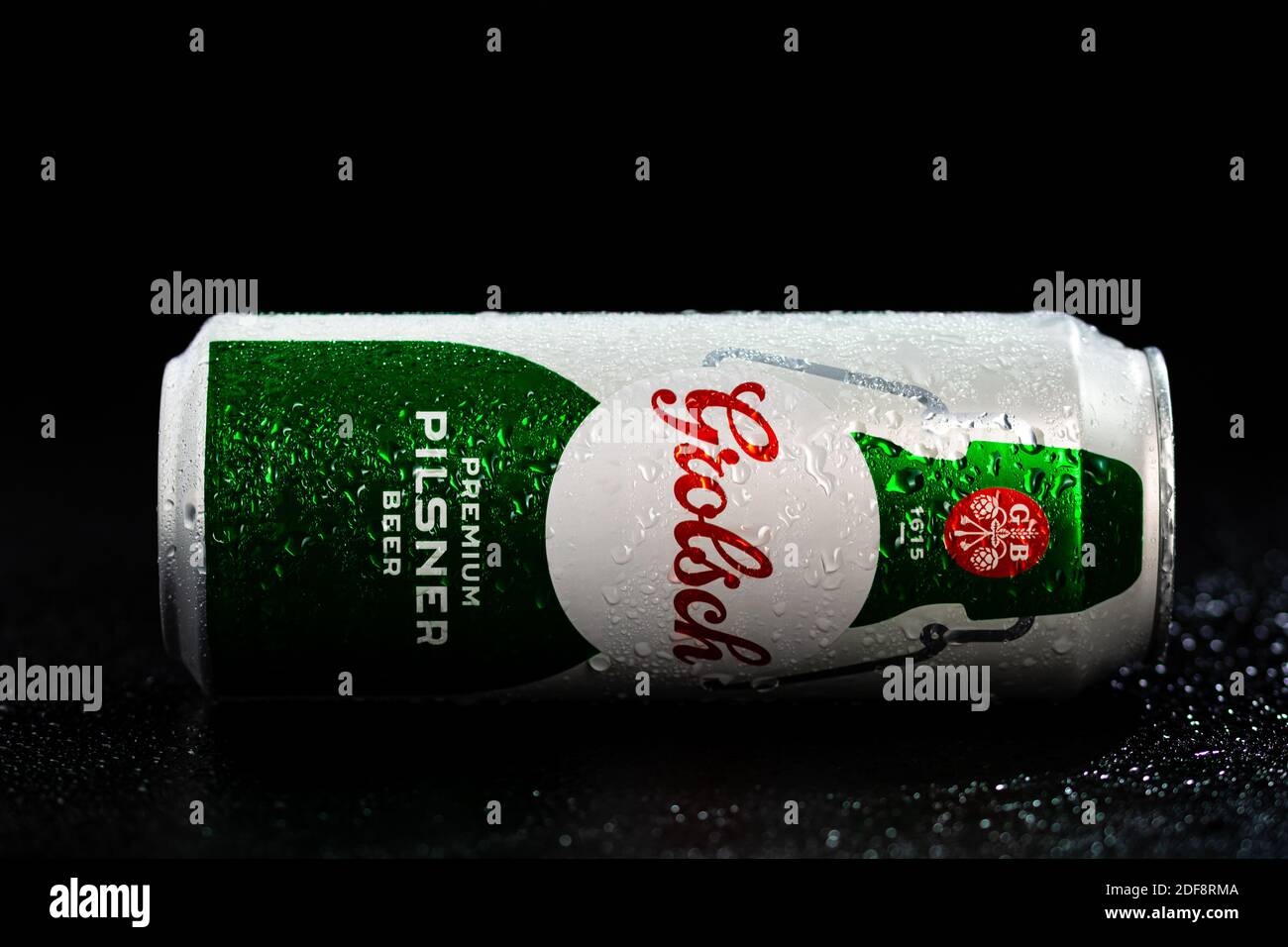 Water droplets on Grolsch Premium Pilsner - Grolsch Premium Lager beer ...