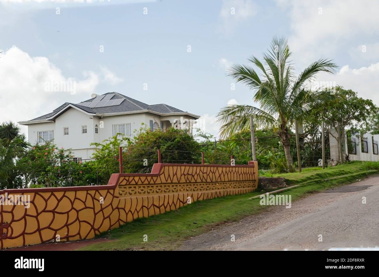 Roadside Parameter Wall Stock Photo - Alamy