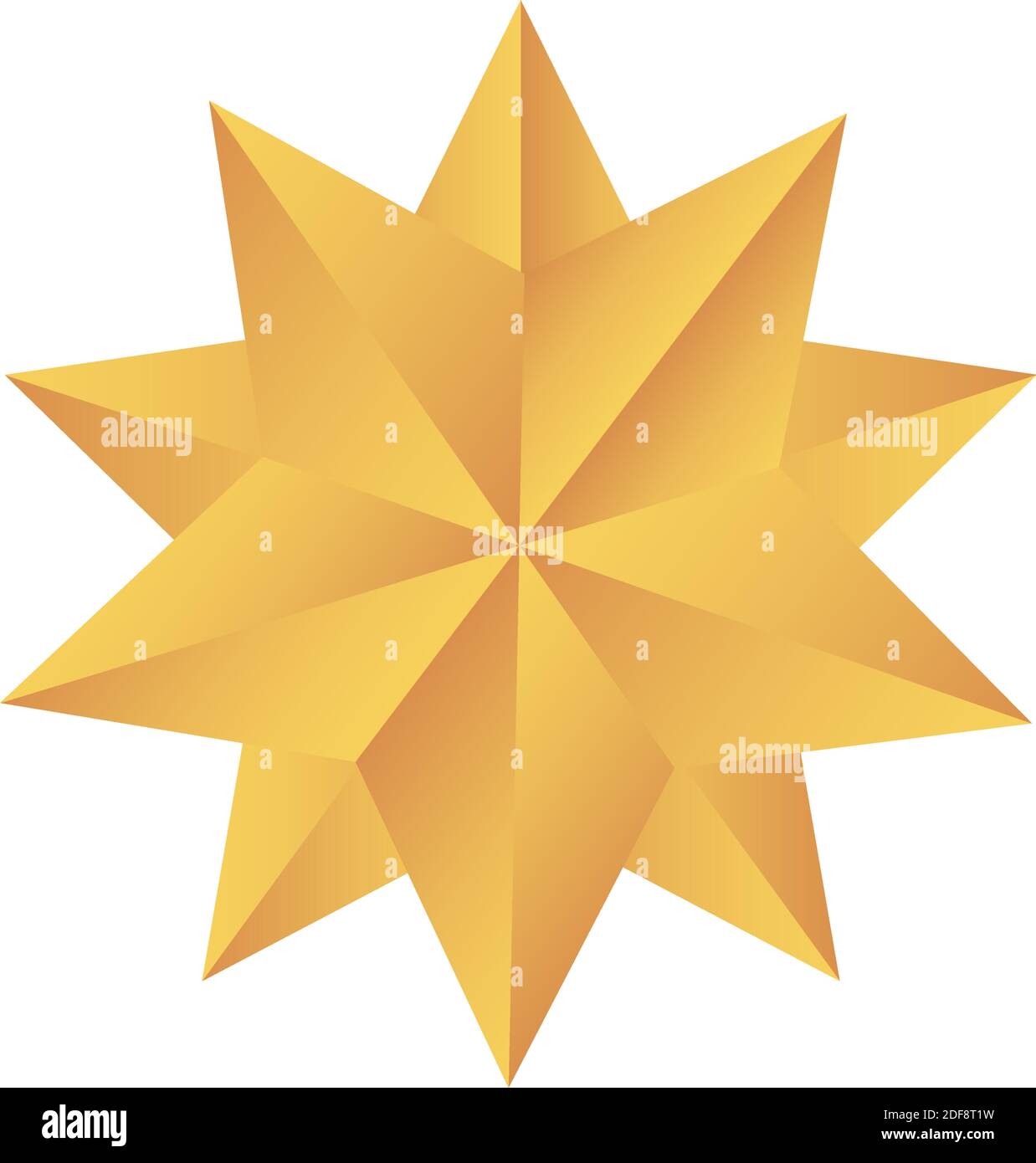 merry christmas gold gold star design, winter season and decoration ...