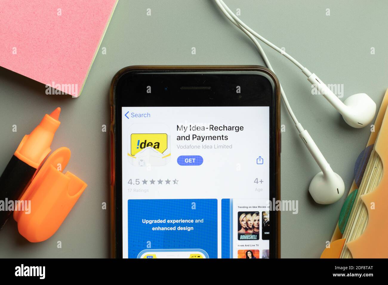 New York, USA - 1 December 2020: My Idea Recharge and Payments mobile ...