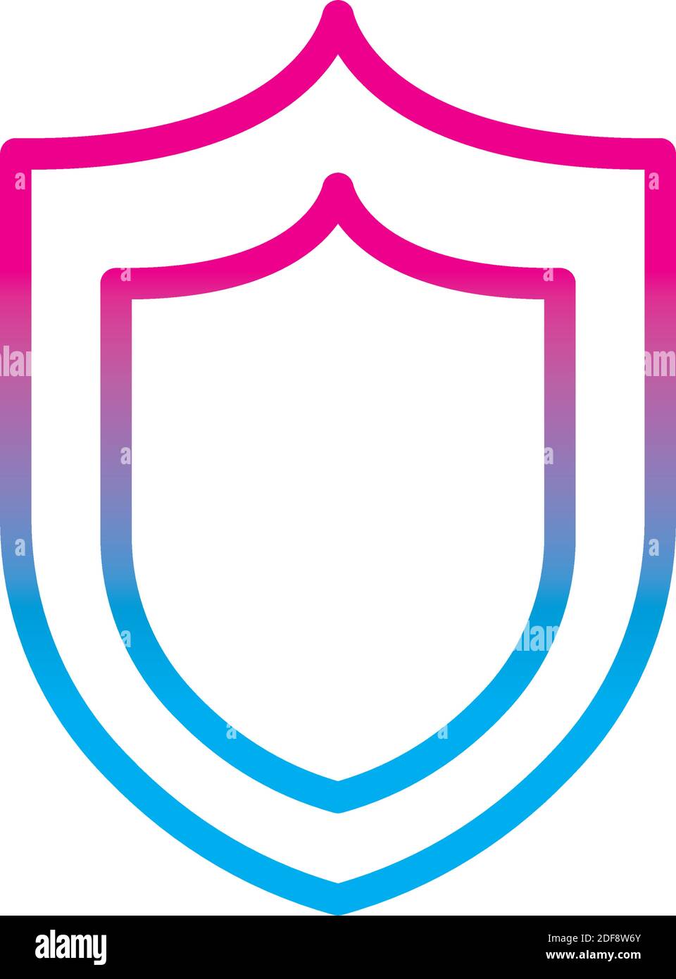 Shield gradient style icon design, Label tag banner product and ...