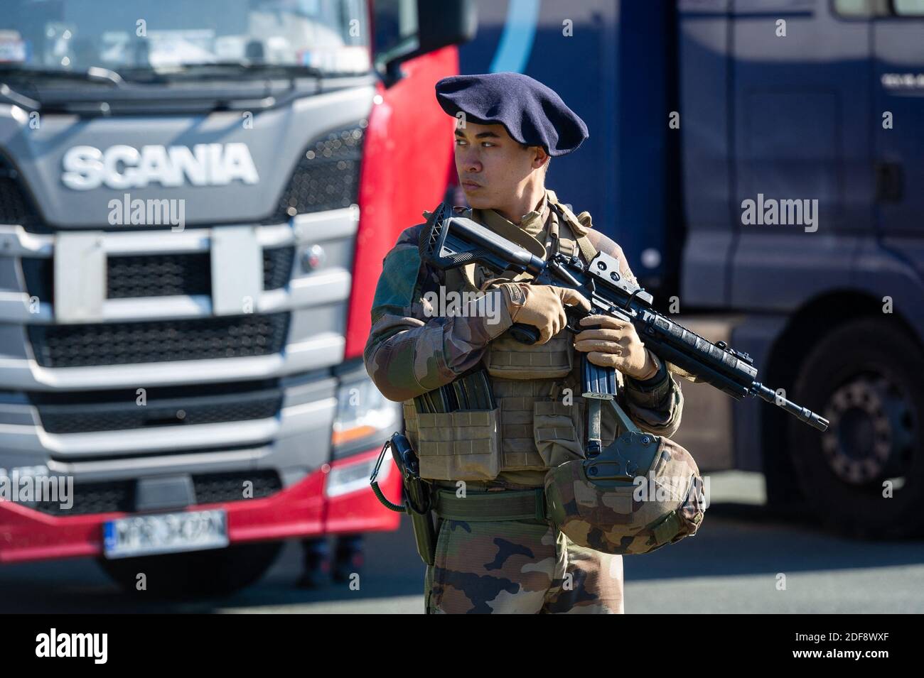 As part of the ‘resilience’ operation, a section of the 27th battalion ...