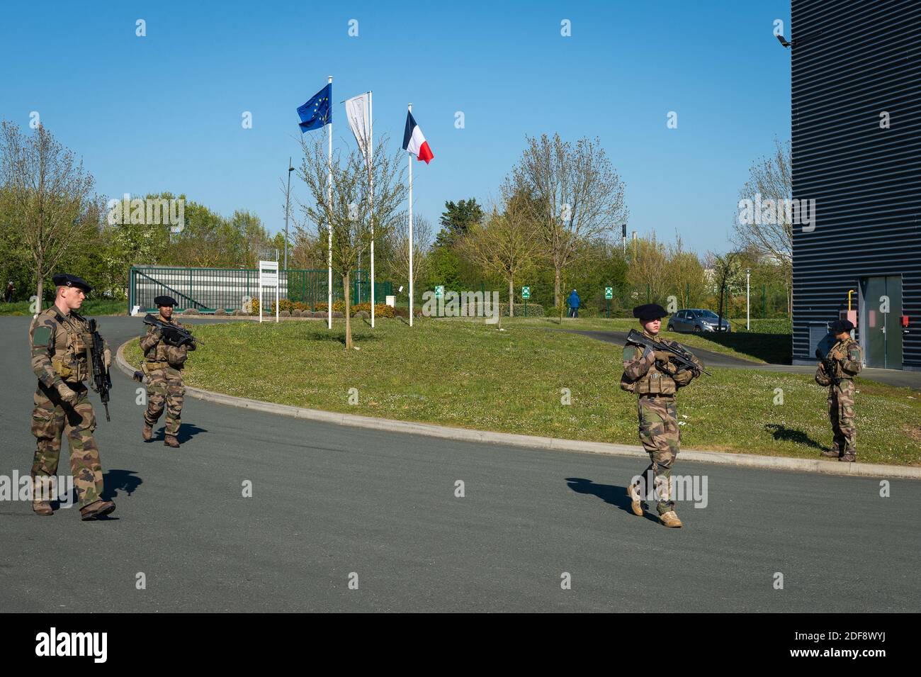 As part of the ‘resilience’ operation, a section of the 27th battalion ...