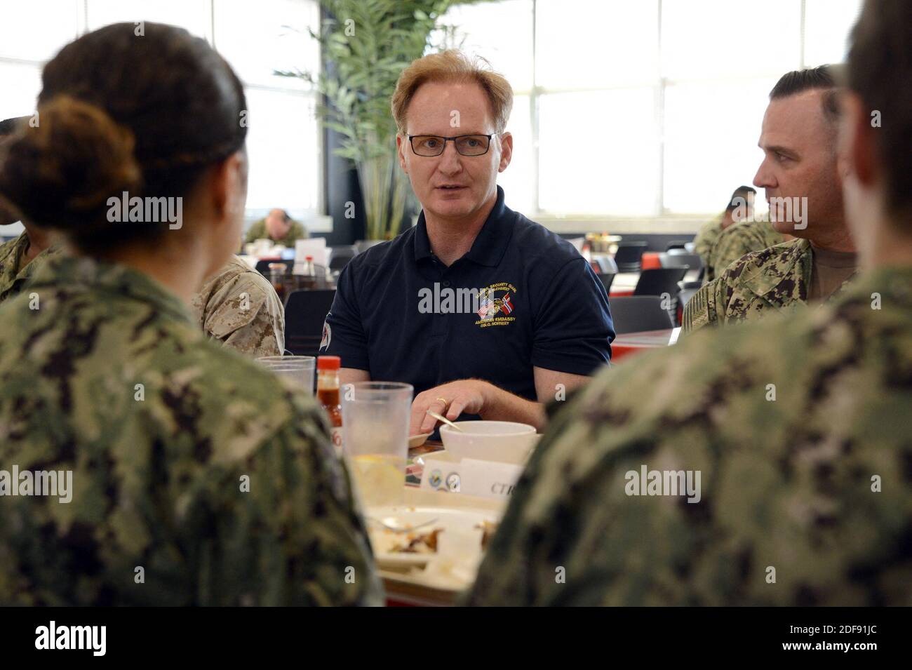 Hand out file photo dated March 19, 2019 of Under Secretary of the Navy ...