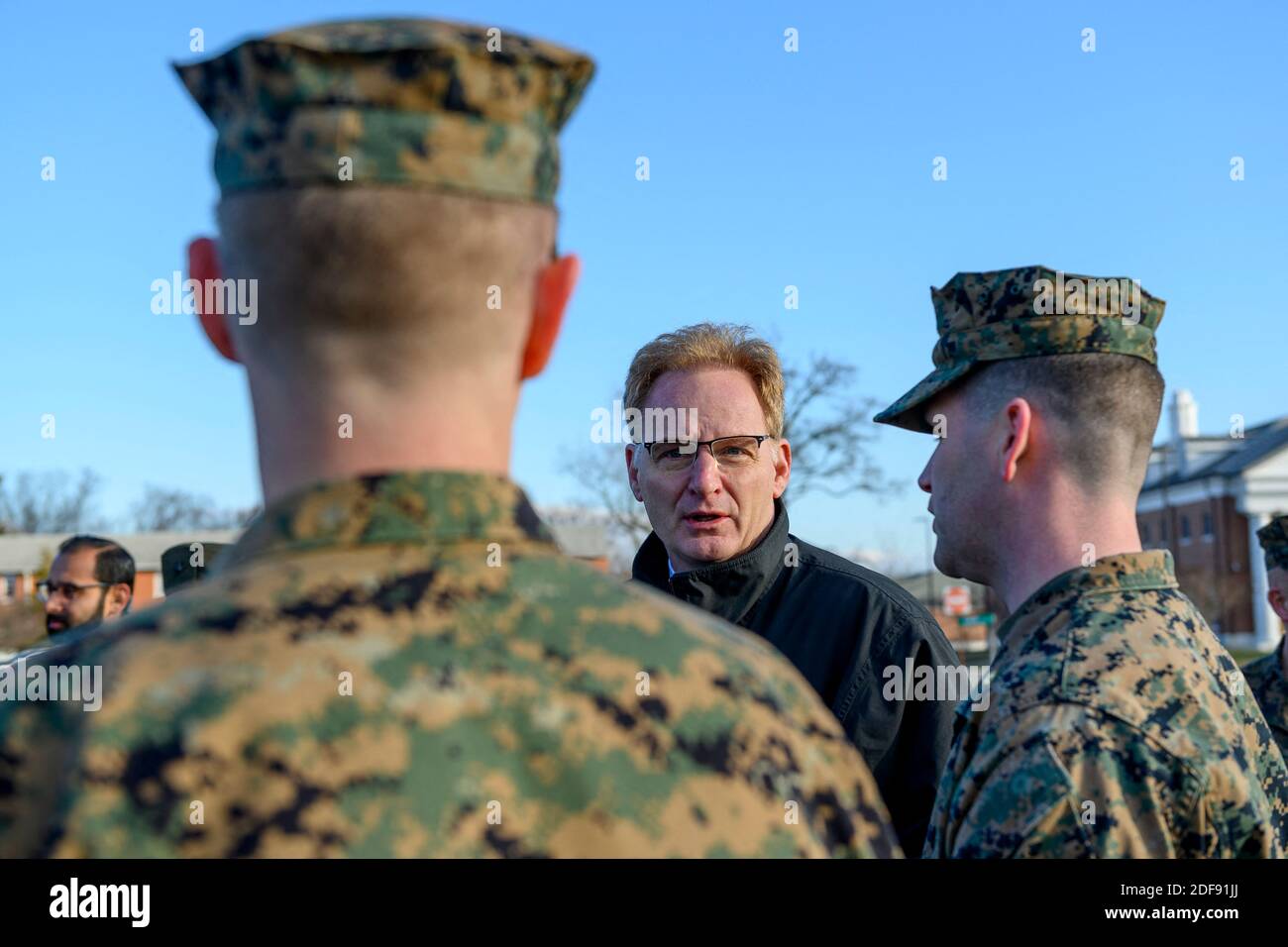 Hand out file photo dated February 14, 2020 of acting Secretary of the ...