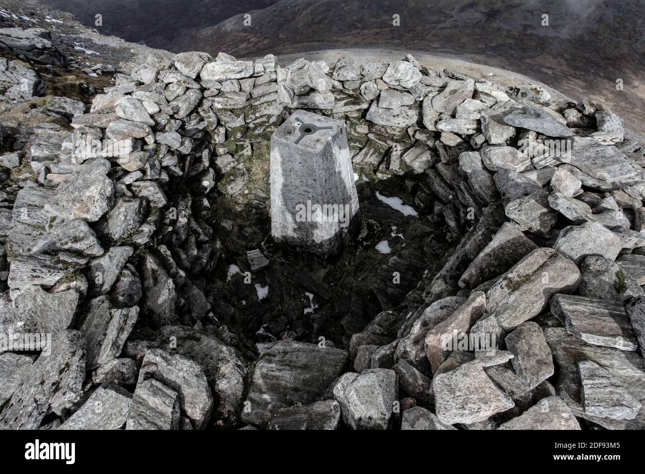 A hike up Clisham, the highest point on the Isle of Harris on an ...