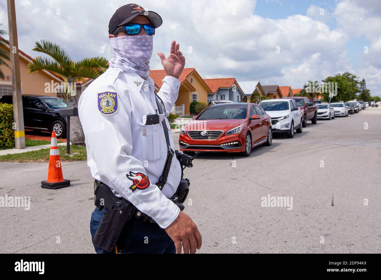 Miami police line hi-res stock photography and images - Alamy