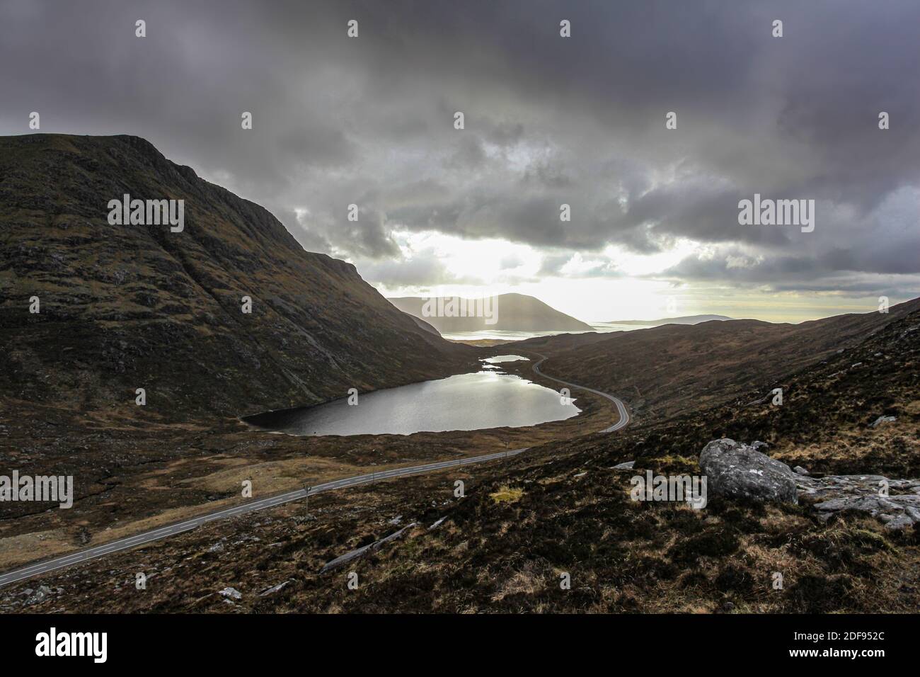 A hike up Clisham, the highest point on the Isle of Harris on an ...