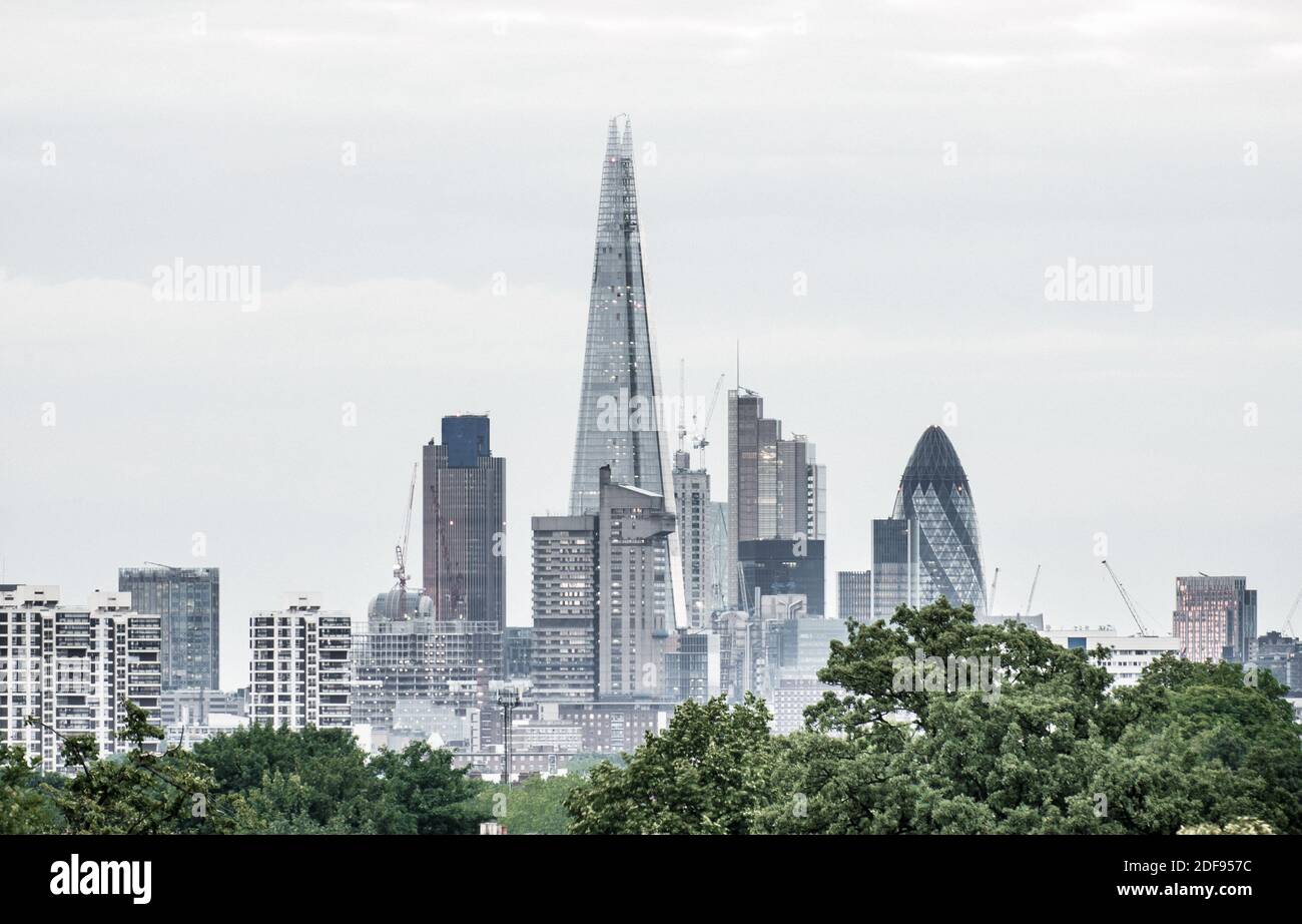 City of London skyscrapers Stock Photo - Alamy