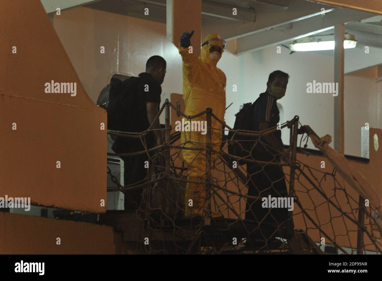 Indonesian quarantine officers hi-res stock photography and images - Alamy