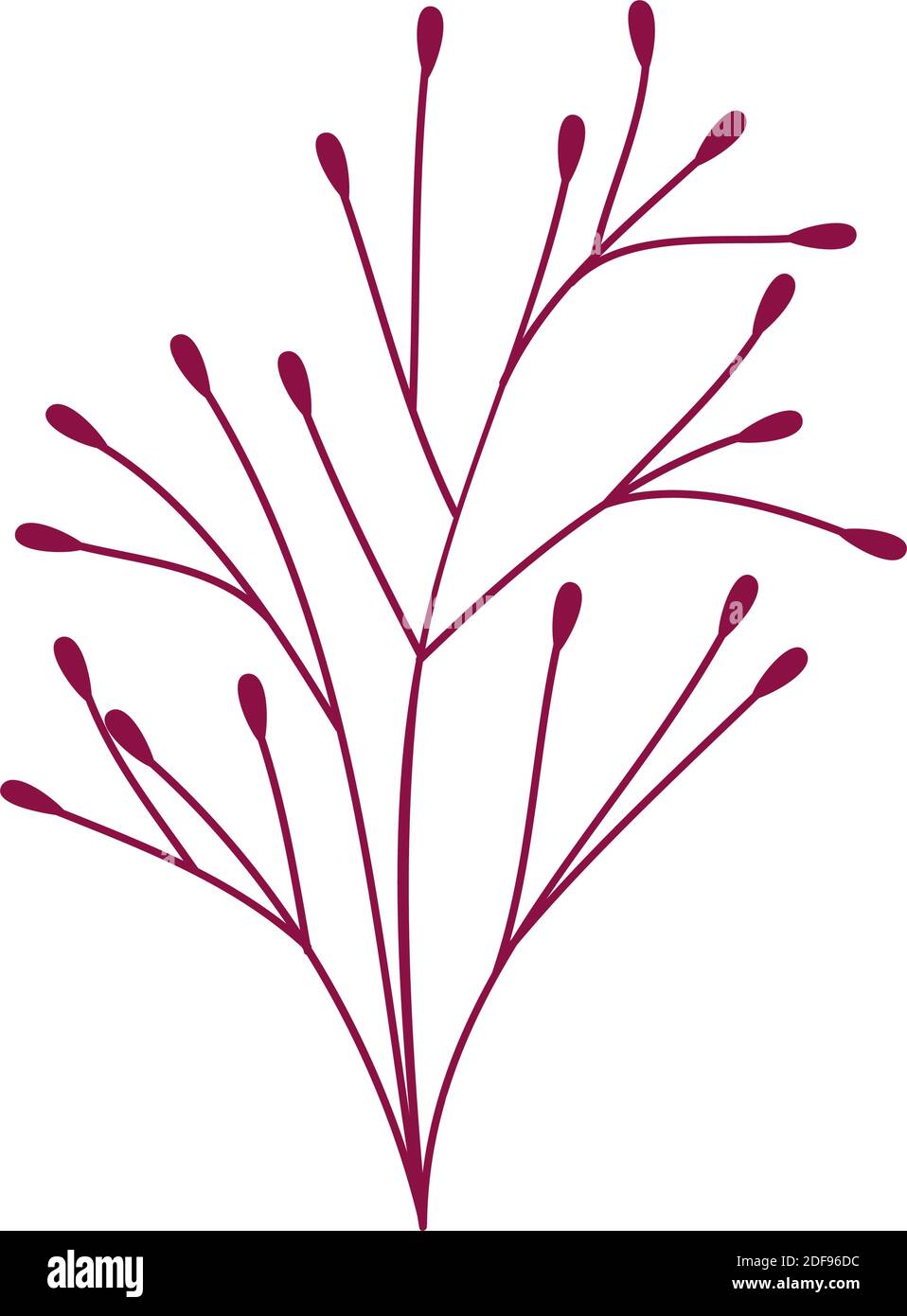 purple leaf design of Natural floral and plant theme Vector ...