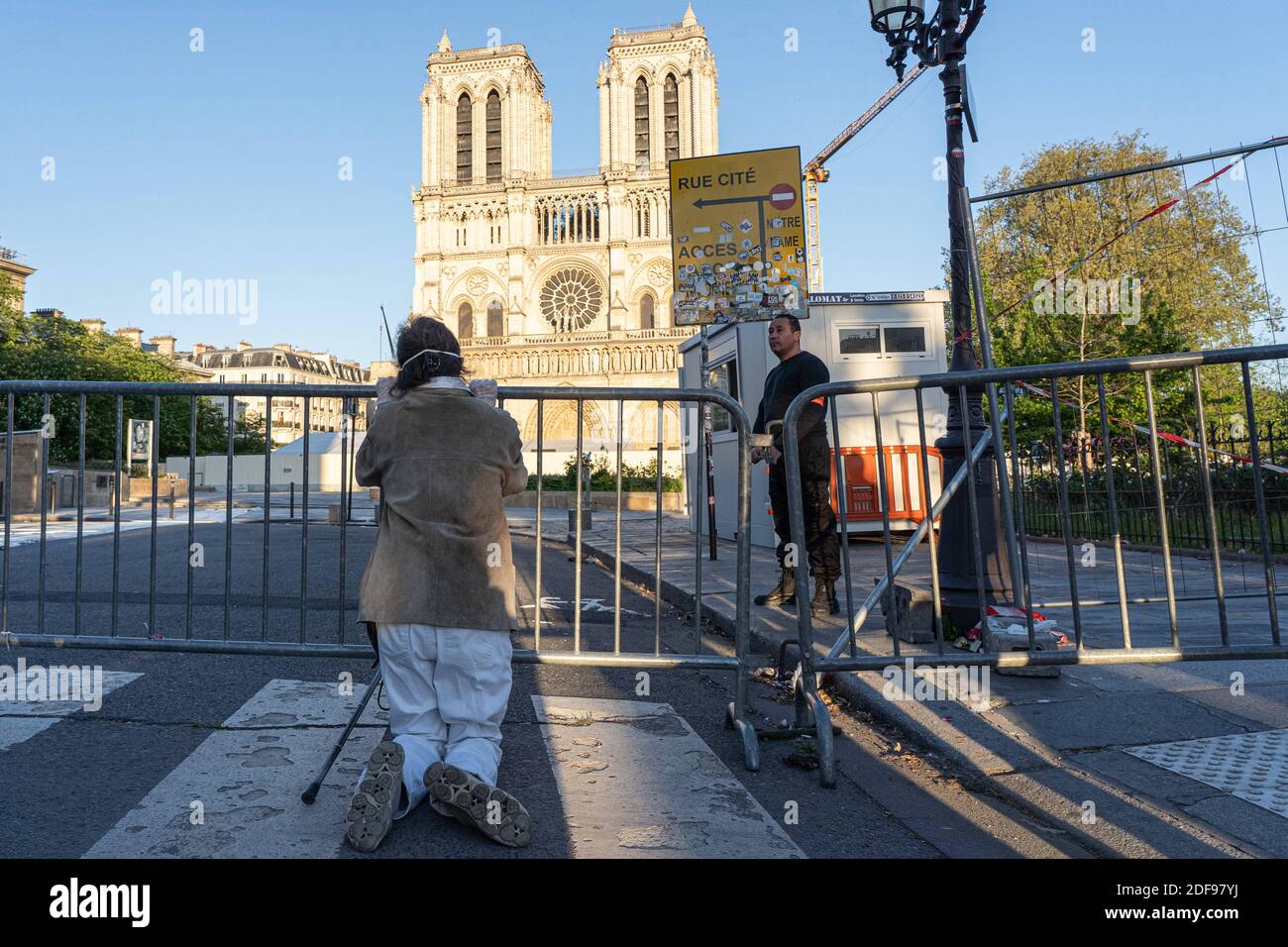A year after the Notre-Dame de Paris cathedral was on fire, a woman ...