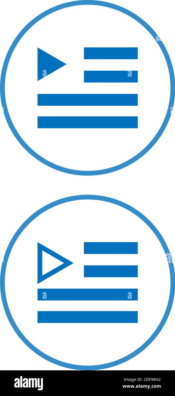 Media player button icon design template Stock Vector Image & Art - Alamy