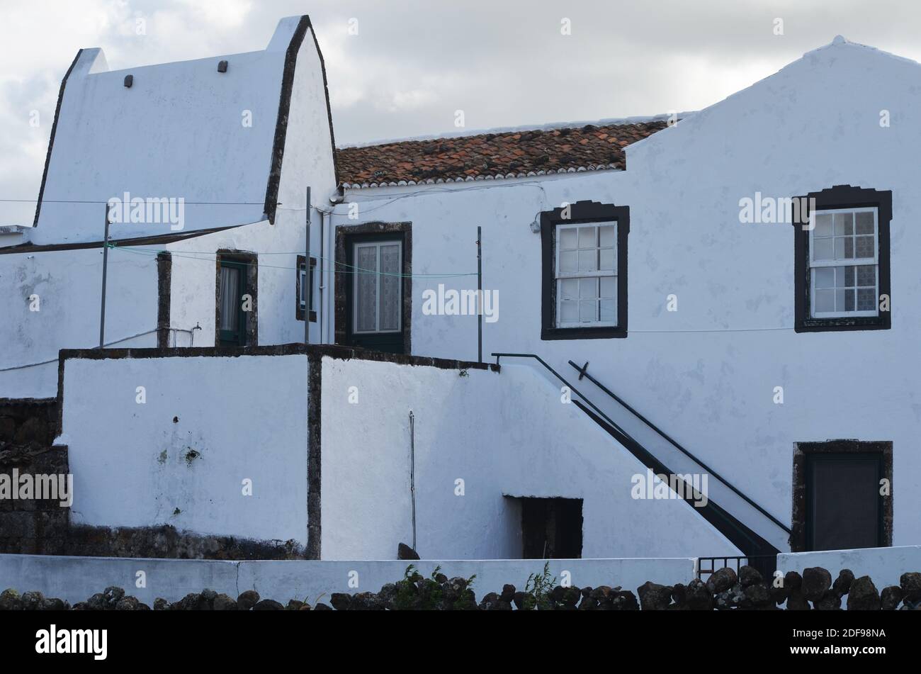 Traditional architecture in Graciosa island, Azores archipelago ...