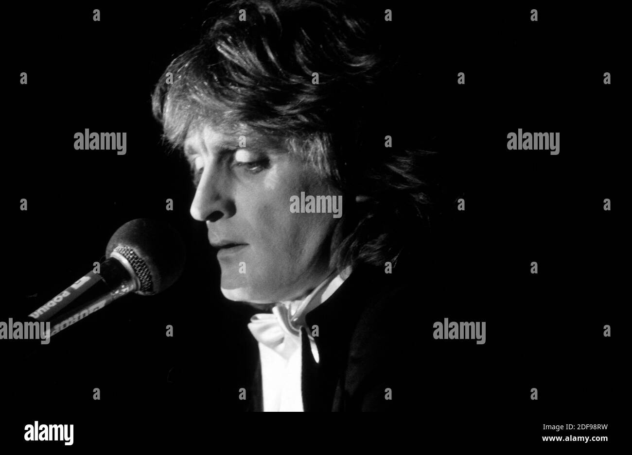 Undated file photo of Singer Christophe in concert. The legendary ...